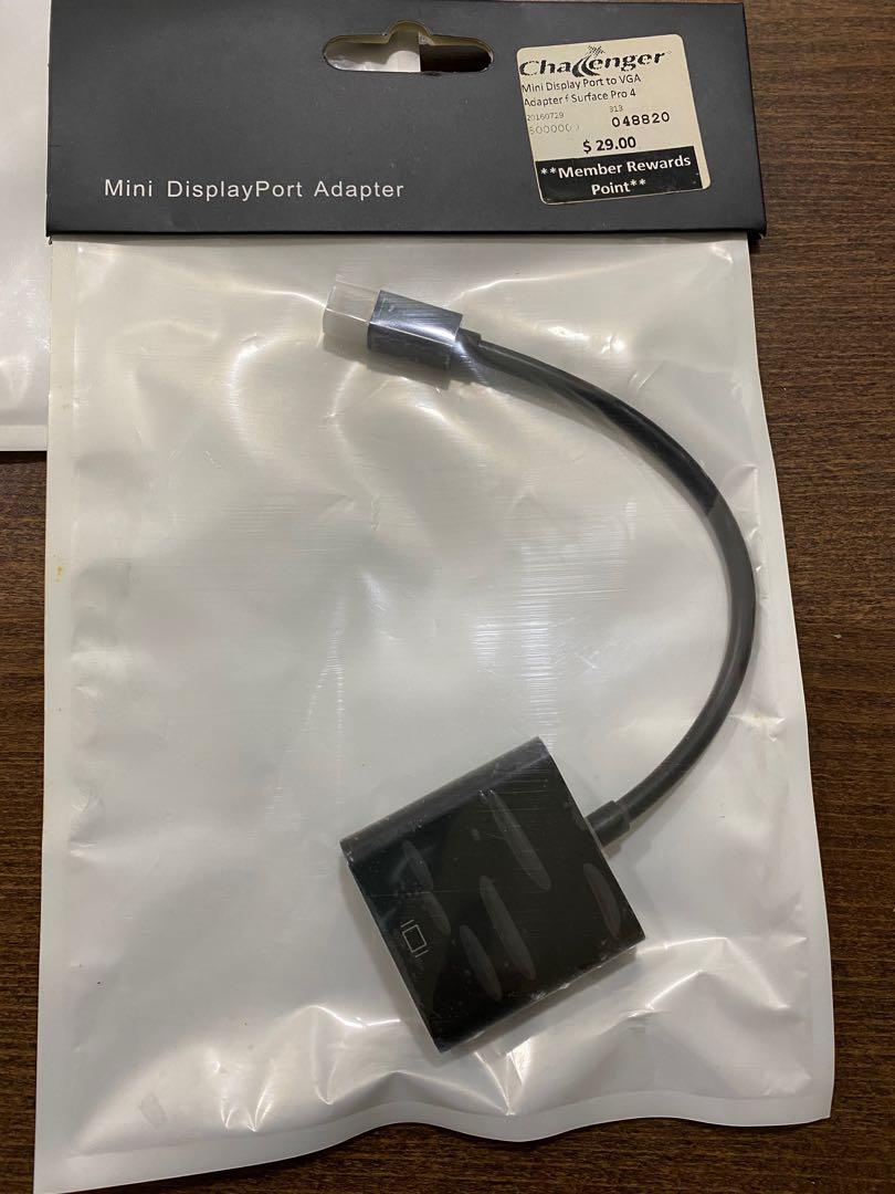 Microsoft Surface Pro mini display port to VGA HDMI adaptor, Computers ...