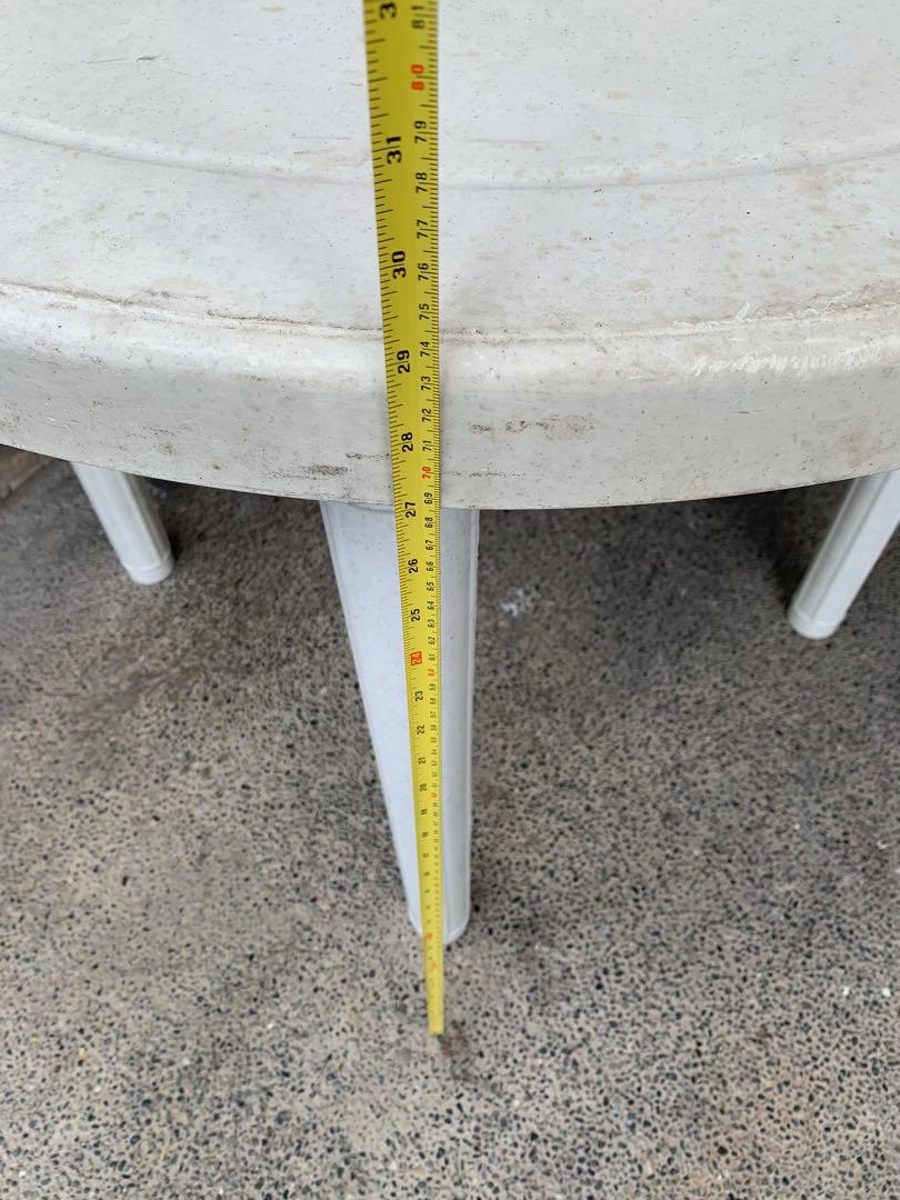 Monoblock Table (Round), Furniture & Home Living, Furniture, Tables ...