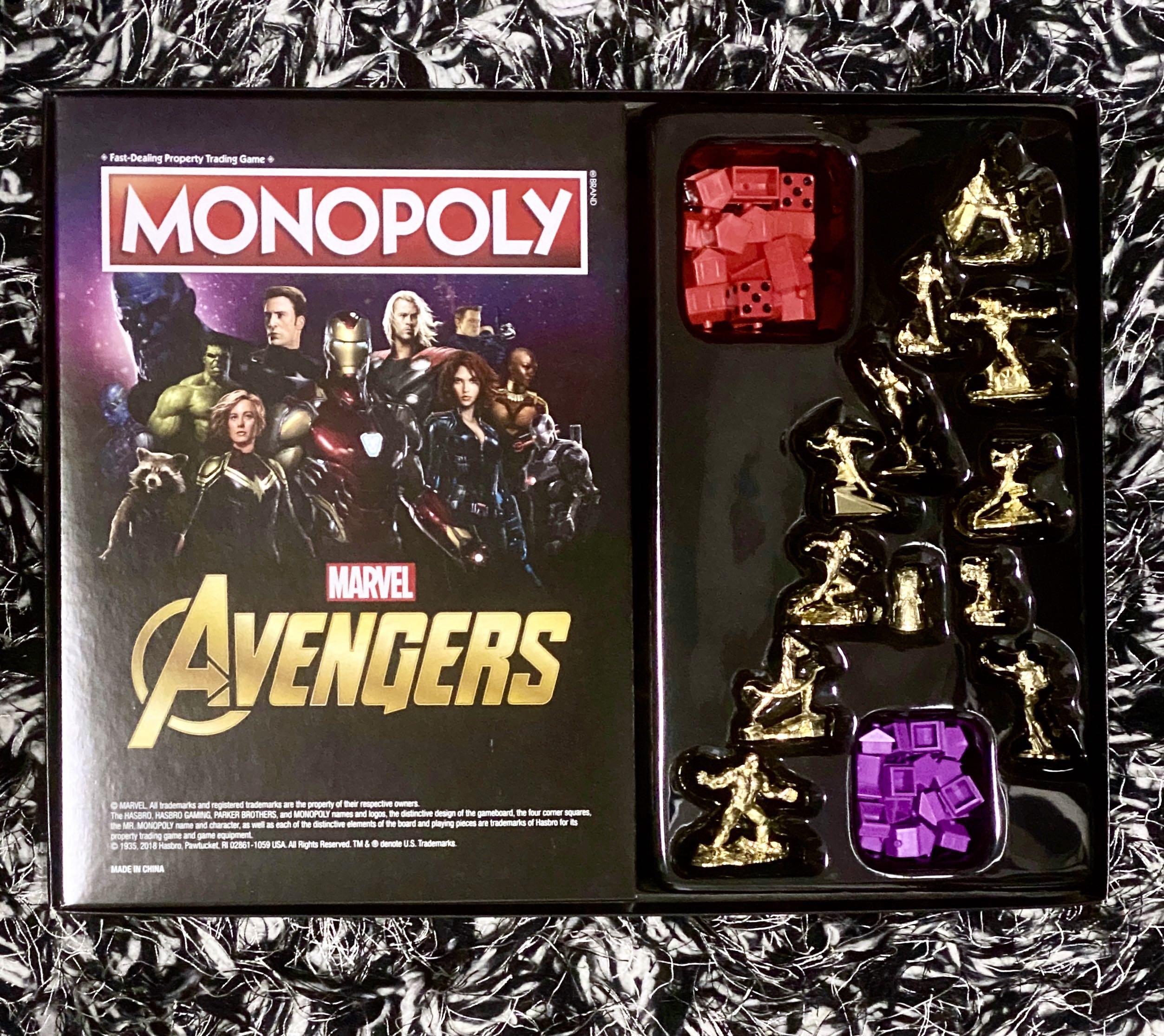 MONOPOLY - MARVEL AVENGERS, Hobbies & Toys, Toys & Games on Carousell