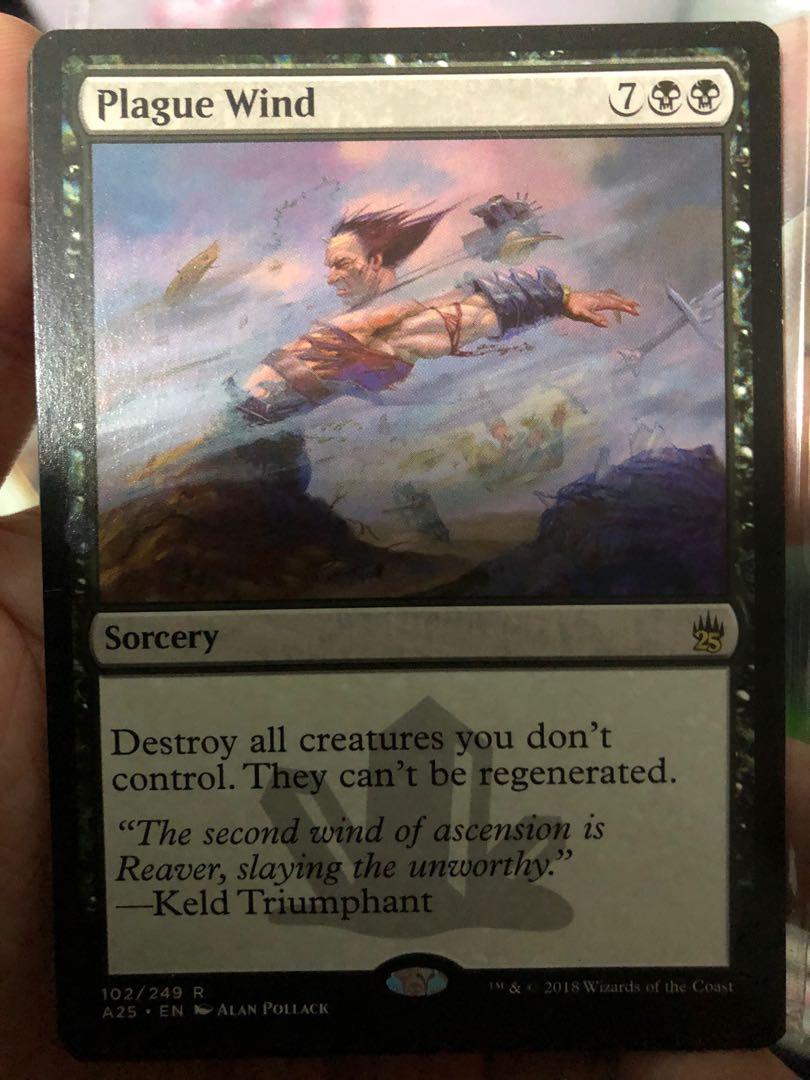 Mtg plague wind / M25 / NM eng / 11, Hobbies & Toys, Toys & Games on ...