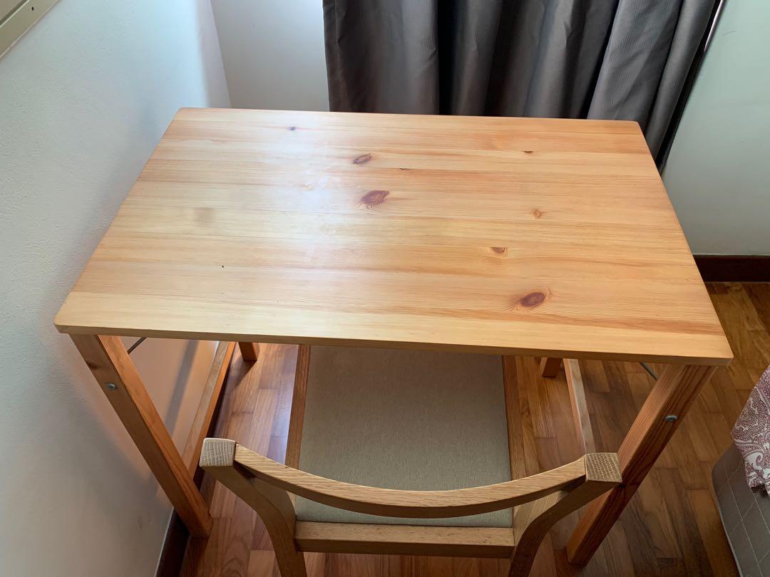 Muji study table and chair, Furniture & Home Living, Furniture, Tables ...