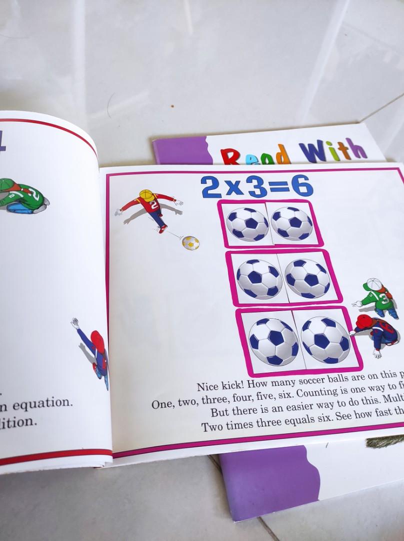 Multiplication and division book and Read with phonics book, Hobbies ...