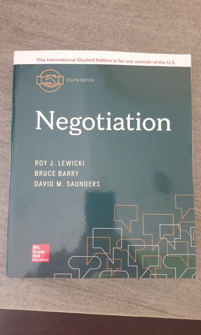 Negotiation. By Lewicki, Barry and Saunders, Hobbies & Toys, Books ...