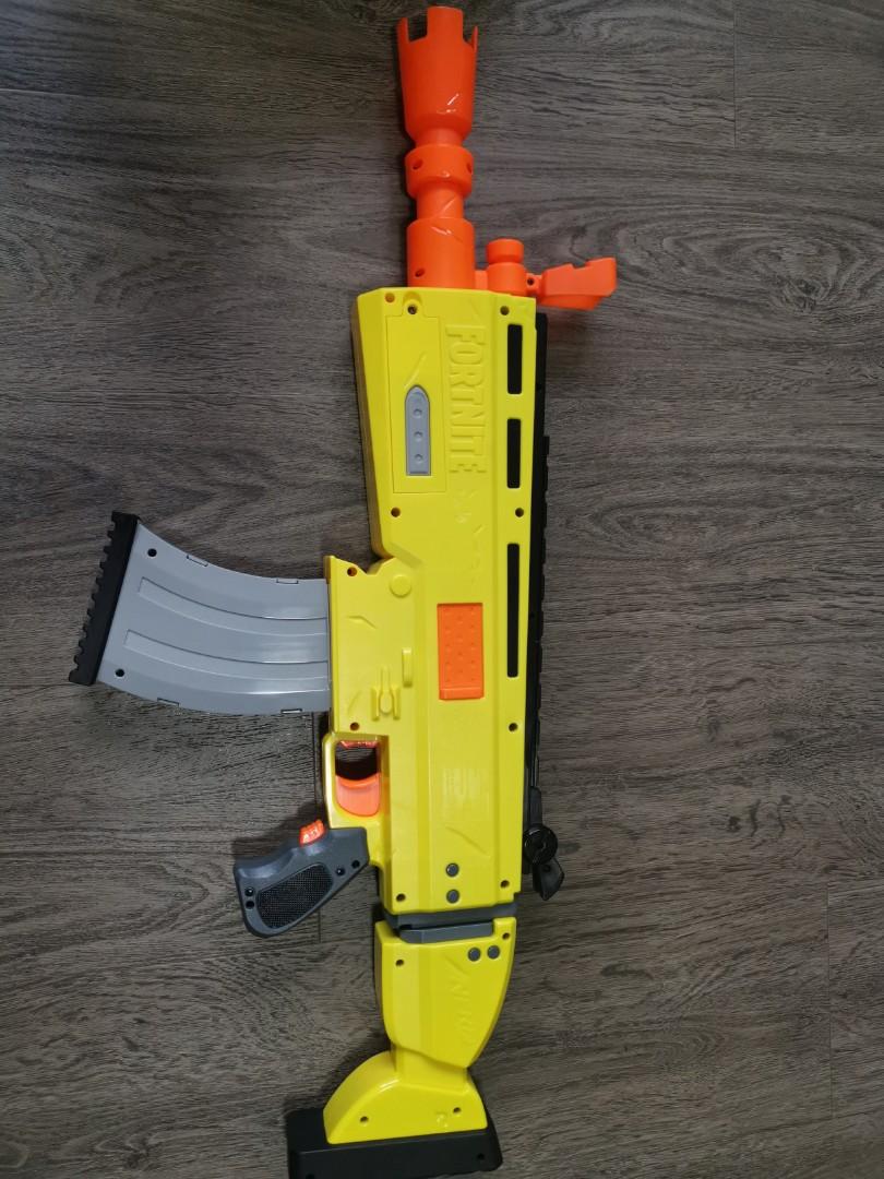 NERF Fortnite AR-L Elite Dart Blaster Motorized Toy Blaster, Hobbies ...