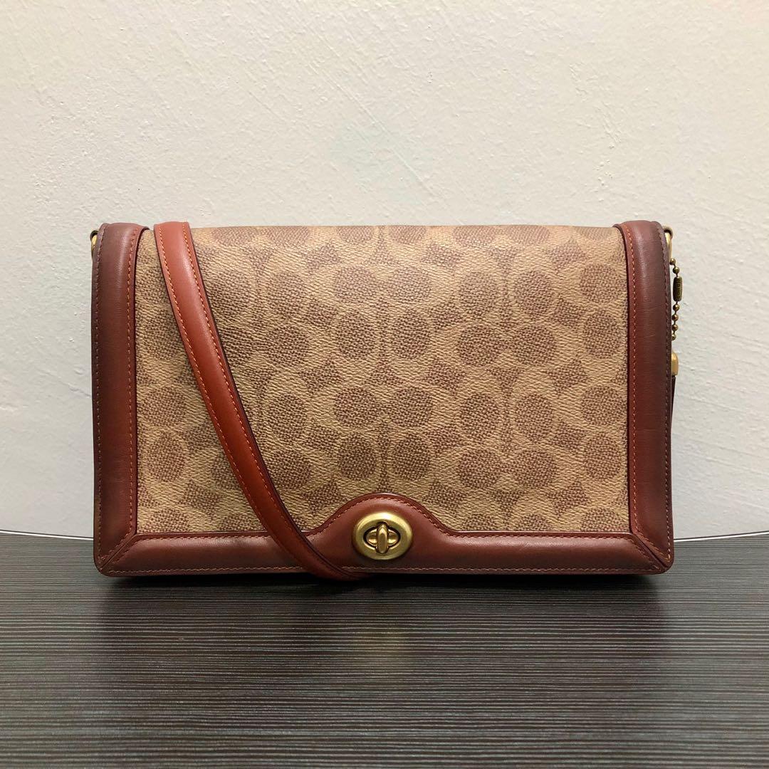 New Coach Riley in Signature Canvas, Women's Fashion, Bags & Wallets ...
