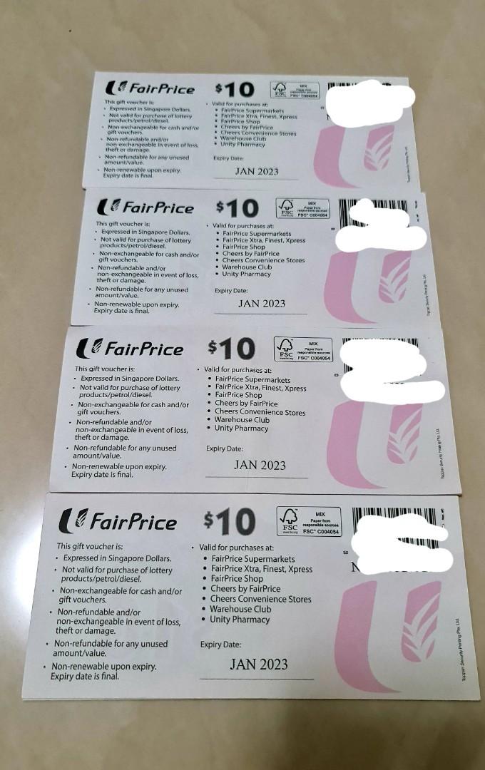 NTUC Voucher, Tickets & Vouchers, Vouchers on Carousell