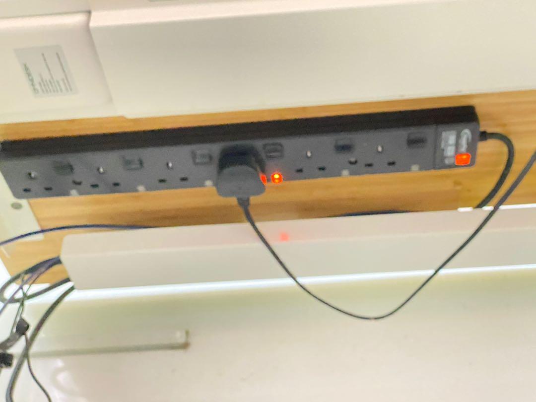 Omnidesk Pro | Cheap | PC Mounter | Mounted Power Bar 6 Plug |Height ...