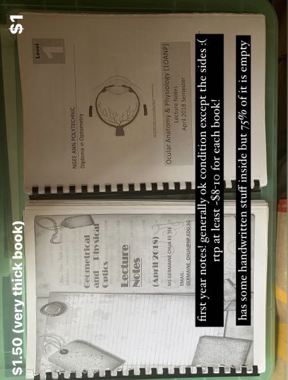 Optometry / Ophthalmology Notes & Books & Booklets, Hobbies & Toys ...