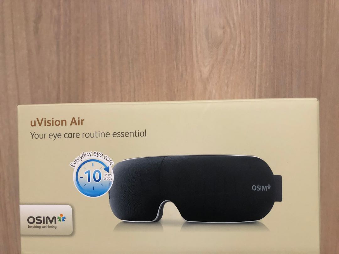 Osim uVision Air eye massager (BNIB), Health & Nutrition, Massage ...