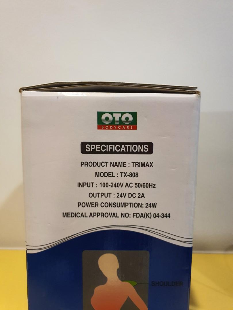 OTO Trimax TX-808, Sports Equipment, Exercise & Fitness, Toning ...