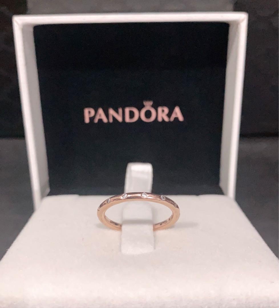 Pandora Rose Stackable Rings, Women's Fashion, Jewelry & Organisers ...