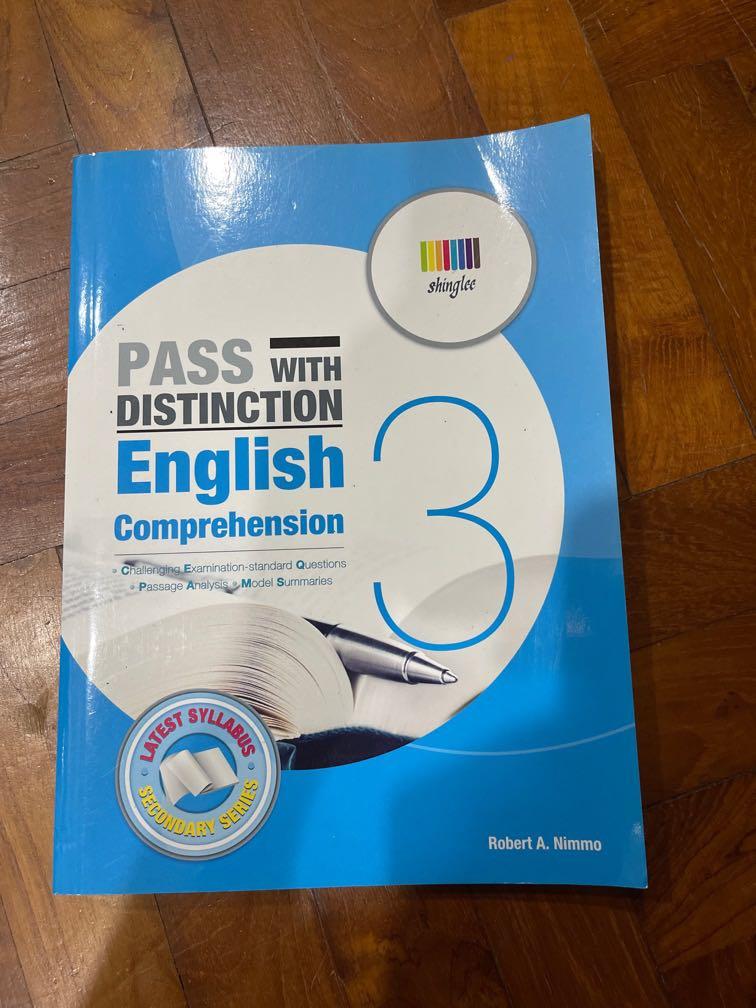Pass with distinction English comprehension secondary 3, Hobbies & Toys ...