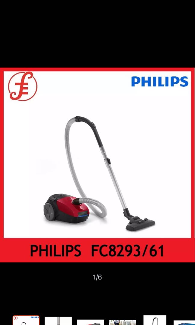 Philips FC8293 PowerGo Vacuum cleaner, 1800W, TV & Home Appliances ...