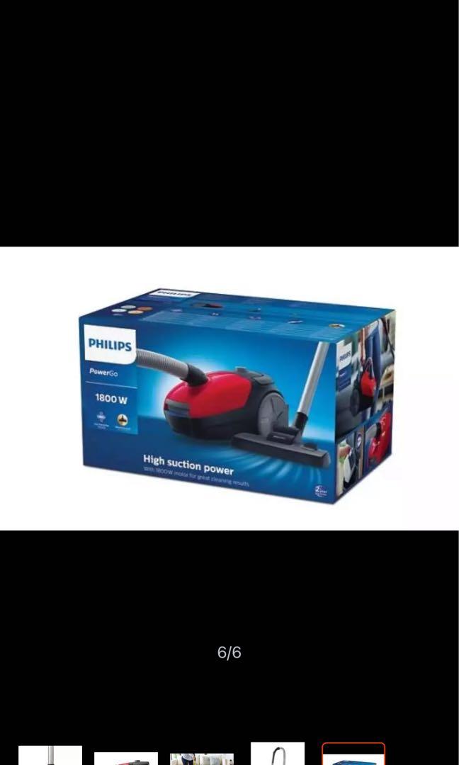 Philips FC8293 PowerGo Vacuum cleaner, 1800W, TV & Home Appliances ...