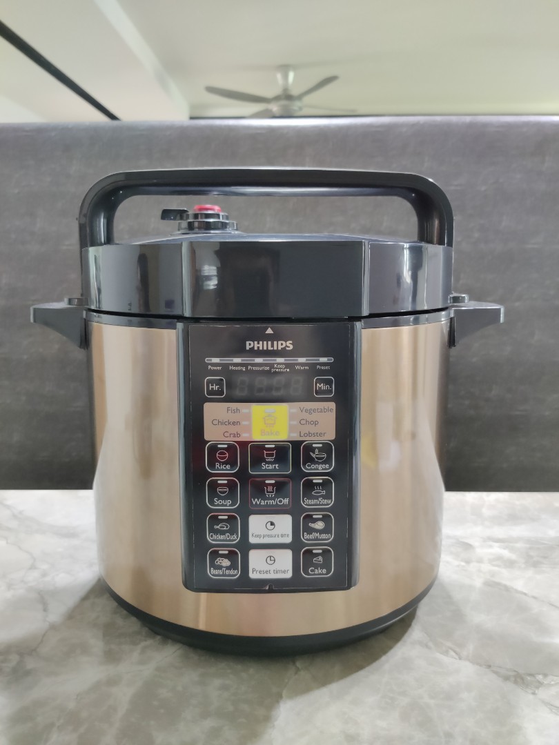 Philips Pressure Cooker HD2139, TV & Home Appliances, Kitchen ...