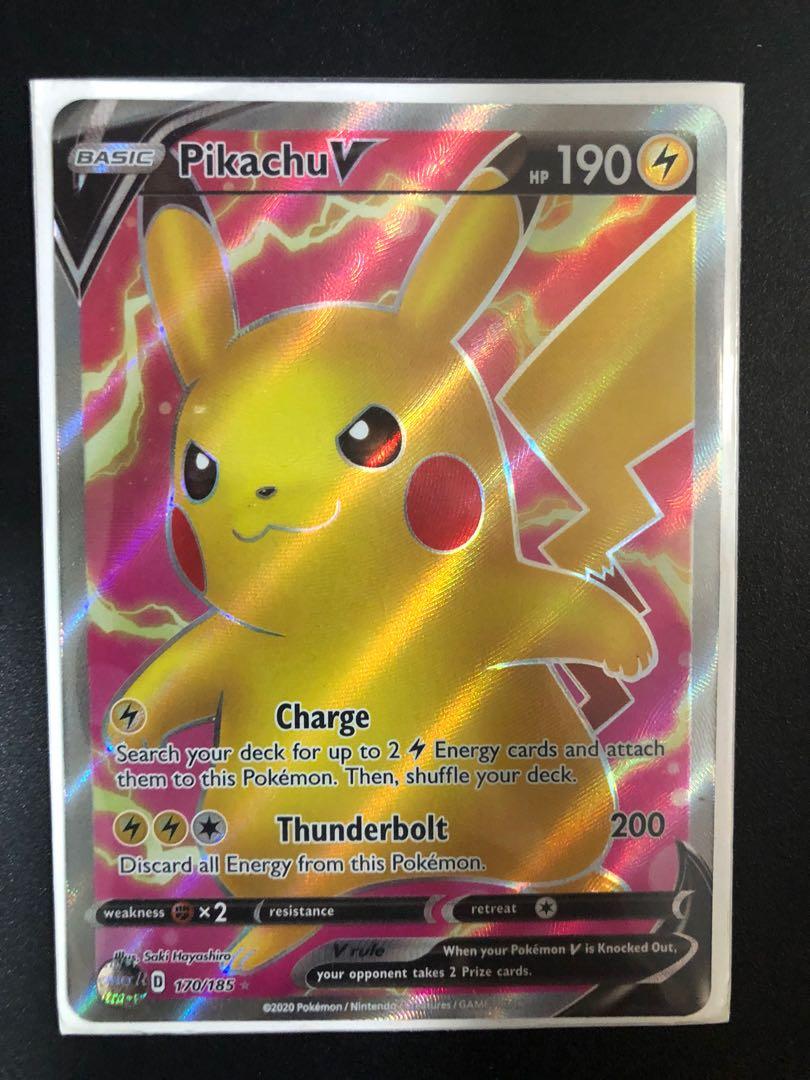 Pikachu V Alt Art, Hobbies & Toys, Toys & Games on Carousell