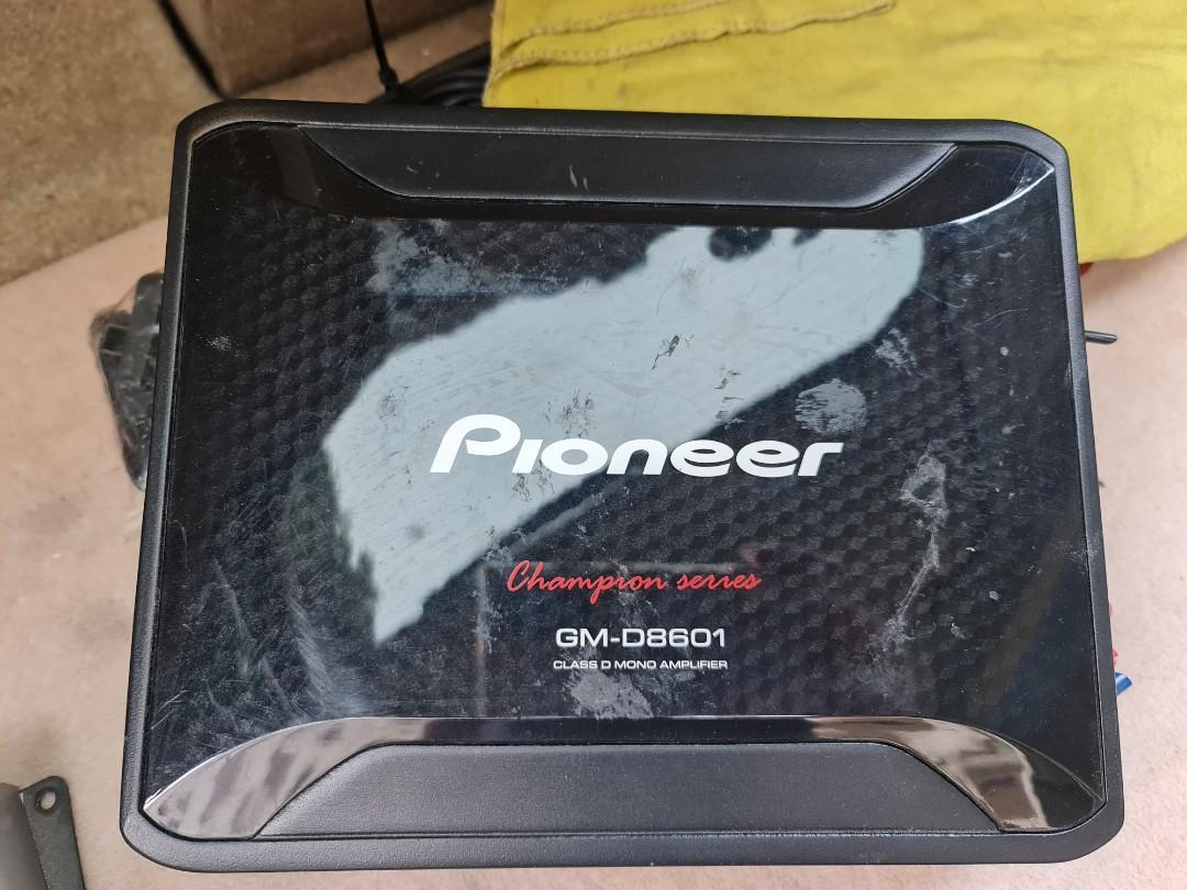 Pioneer monoblock GM-D8601, Car Accessories, Accessories on Carousell