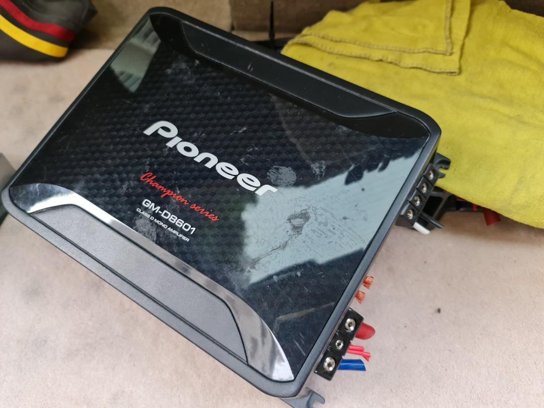 Pioneer monoblock GM-D8601, Car Accessories, Accessories on Carousell