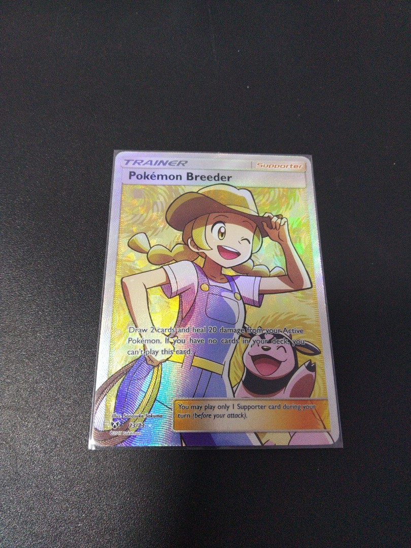 Pokemon TCG Pokemon Breeder Full Art Trainer Ultra Rare - SM Shining ...