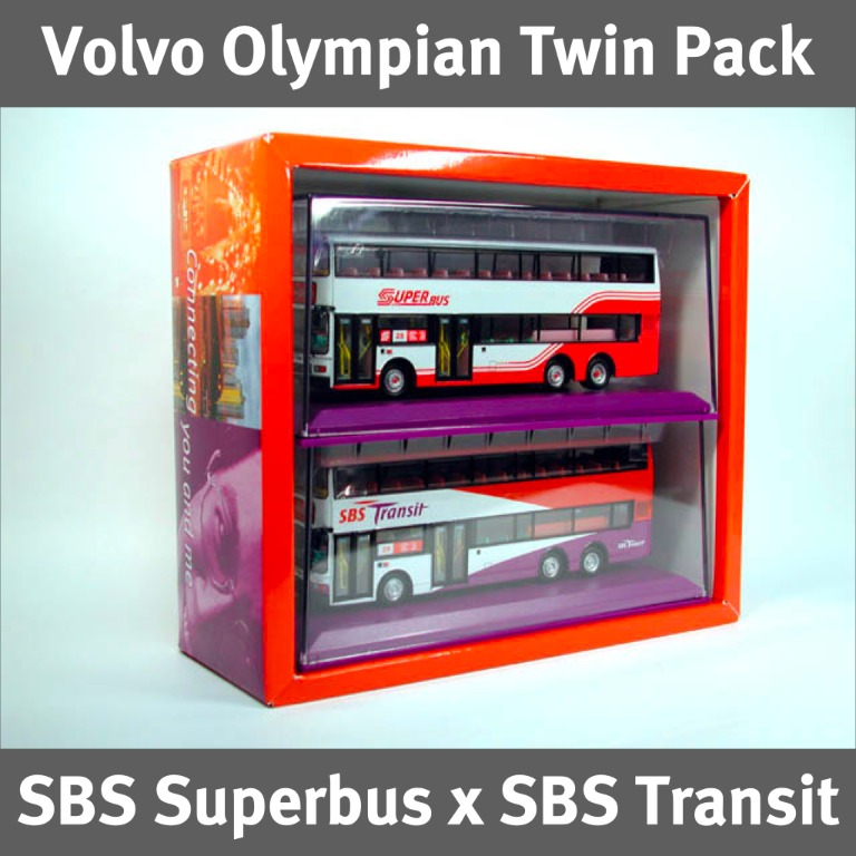 [SG STOCK] 1/76 CMNL Singapore Bus Services (SBS) SuperBus SBS Transit ...