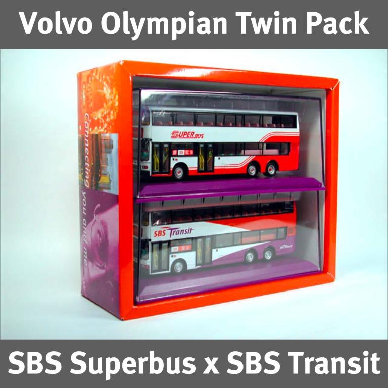 [SG STOCK] 1/76 CMNL Singapore Bus Services (SBS) SuperBus SBS Transit ...