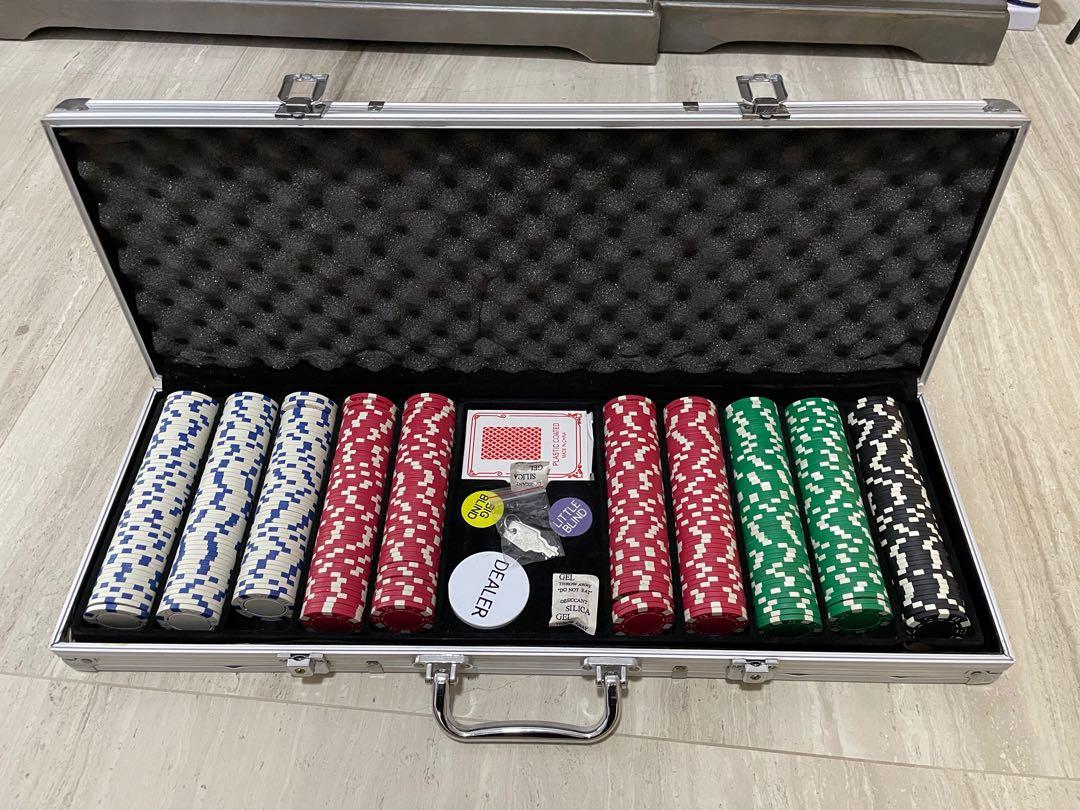 Professional Poker Chip Set, Hobbies & Toys, Toys & Games on Carousell