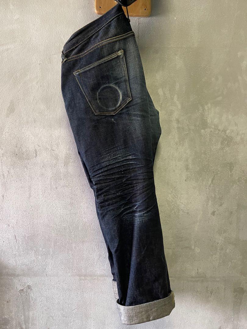 Pure Blue Japan PBJ x Pronto Slubby Selvage denim 18Oz, Men's Fashion ...