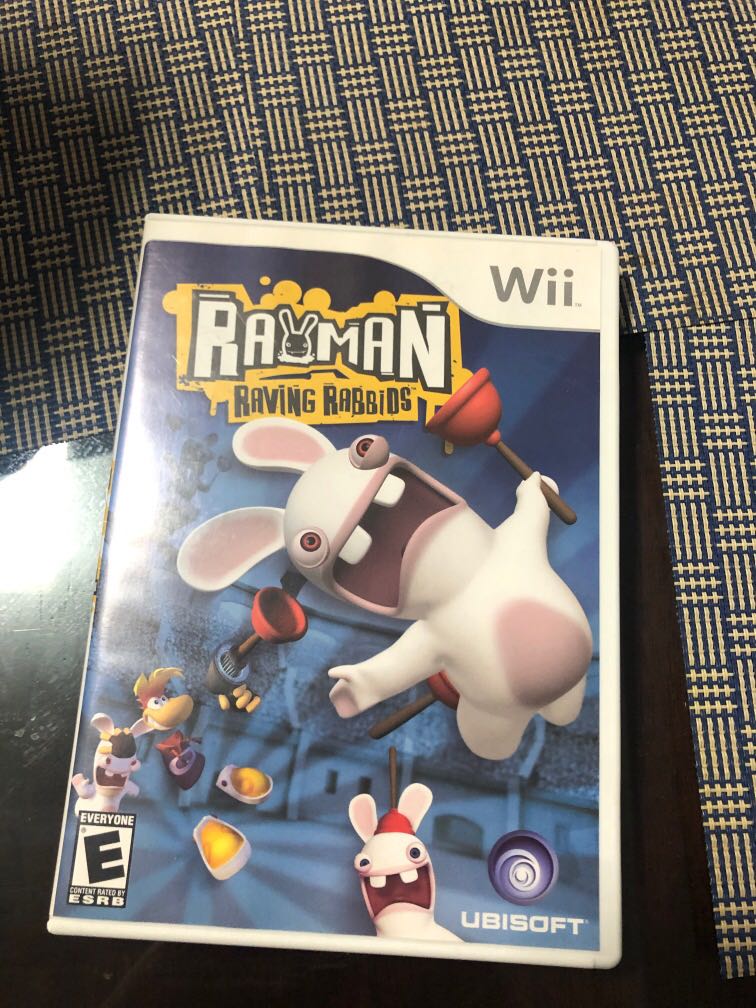 Ray man racing rabbids, Video Gaming, Video Games, Nintendo on Carousell