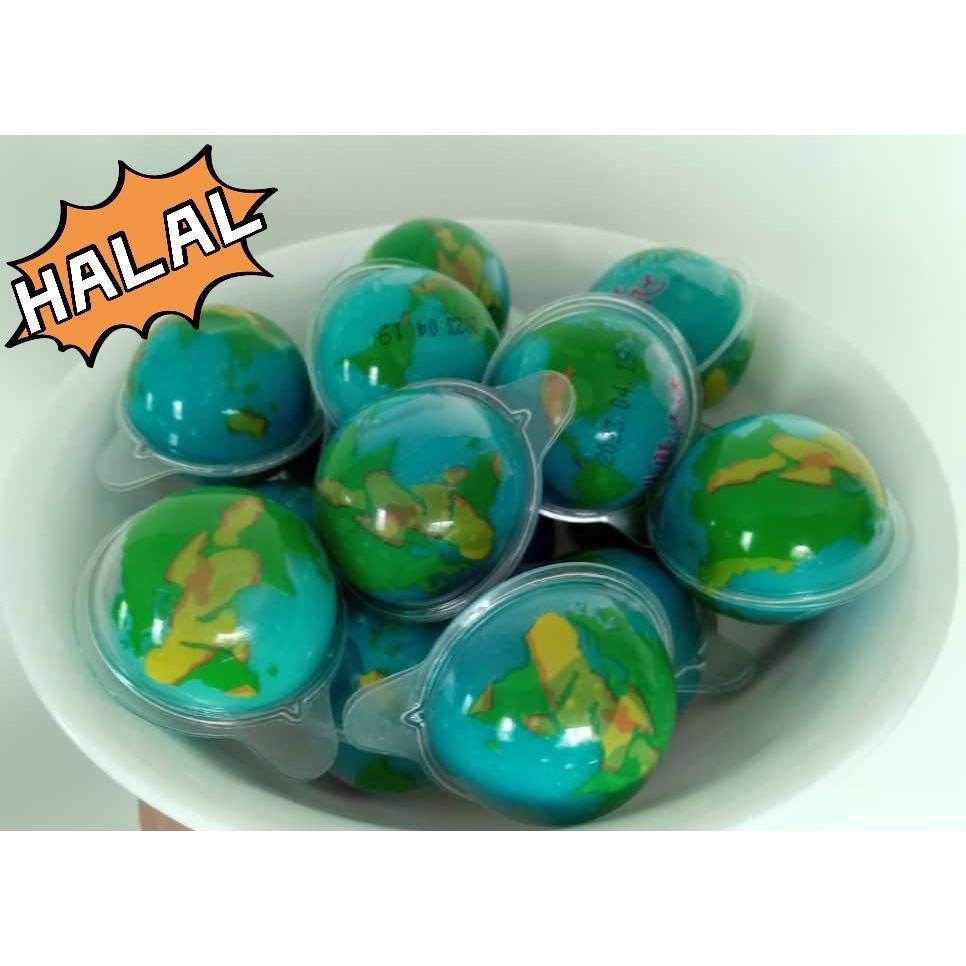 Ready Stock 🔥HALAL🔥 3D Planet Earth Bumi Eyeball Mata Soft Fruit Gummi ...