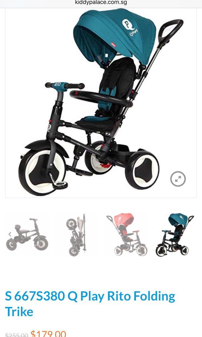Rito Q play tricycle, Babies & Kids, Going Out, Strollers on Carousell