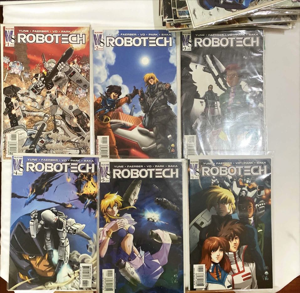 Robotech From The Stars #1 - 6 / Robotech Sourcebook Comic Books ...