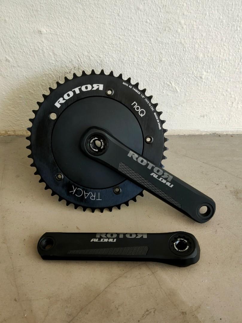 Rotor Aldhu Track Crankset, Sports Equipment, Bicycles & Parts, Bicycles on Carousell