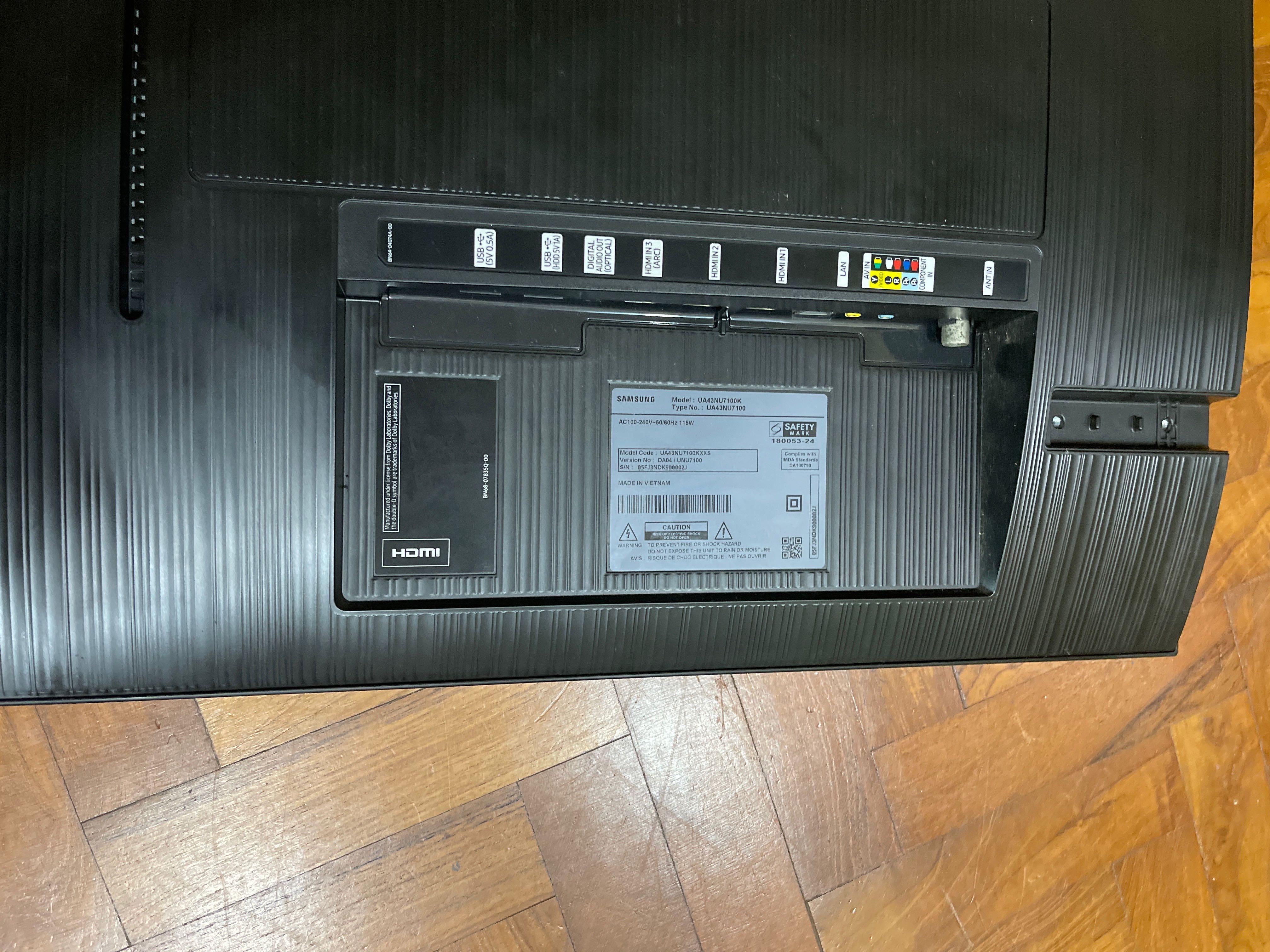 Samsung 43 inch tv, TV & Home Appliances, TV & Entertainment, TV on ...