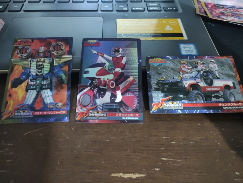 Sentai Big Cards Changeman Flashman, Hobbies & Toys, Toys & Games on ...