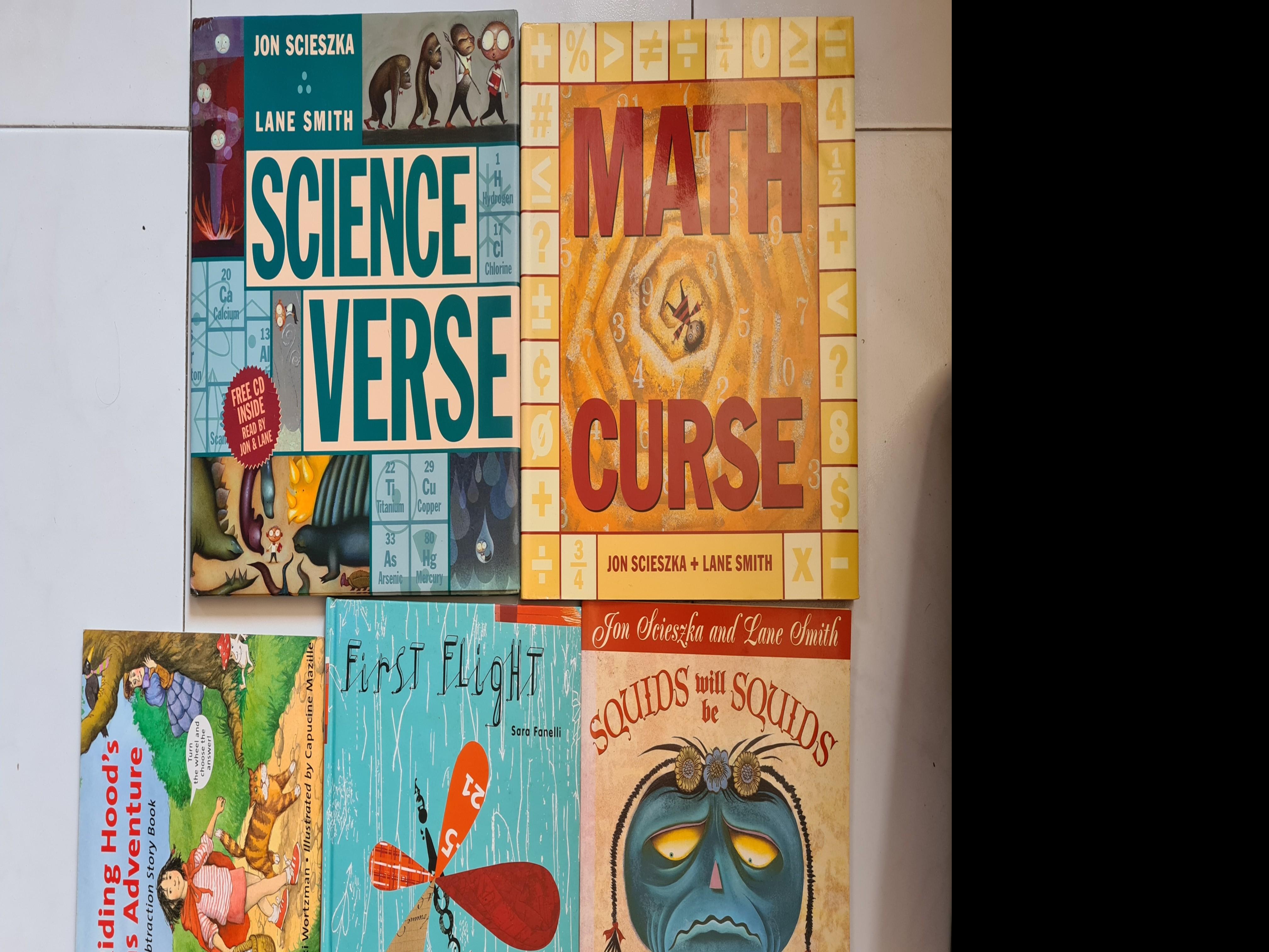 Set AI - Math & Science storybooks adventure Jon Scieszka Lane Smith ...