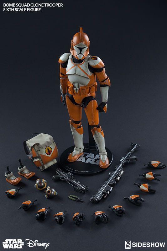 Sideshow Collectibles 1/6 212th Attack Battalion Utapau Airborne Trooper Bomb Squad Clone ...