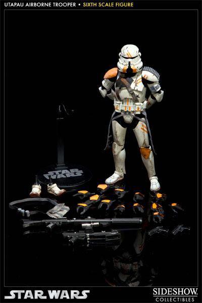 Sideshow Collectibles 1/6 212th Attack Battalion Utapau Airborne Trooper Bomb Squad Clone ...