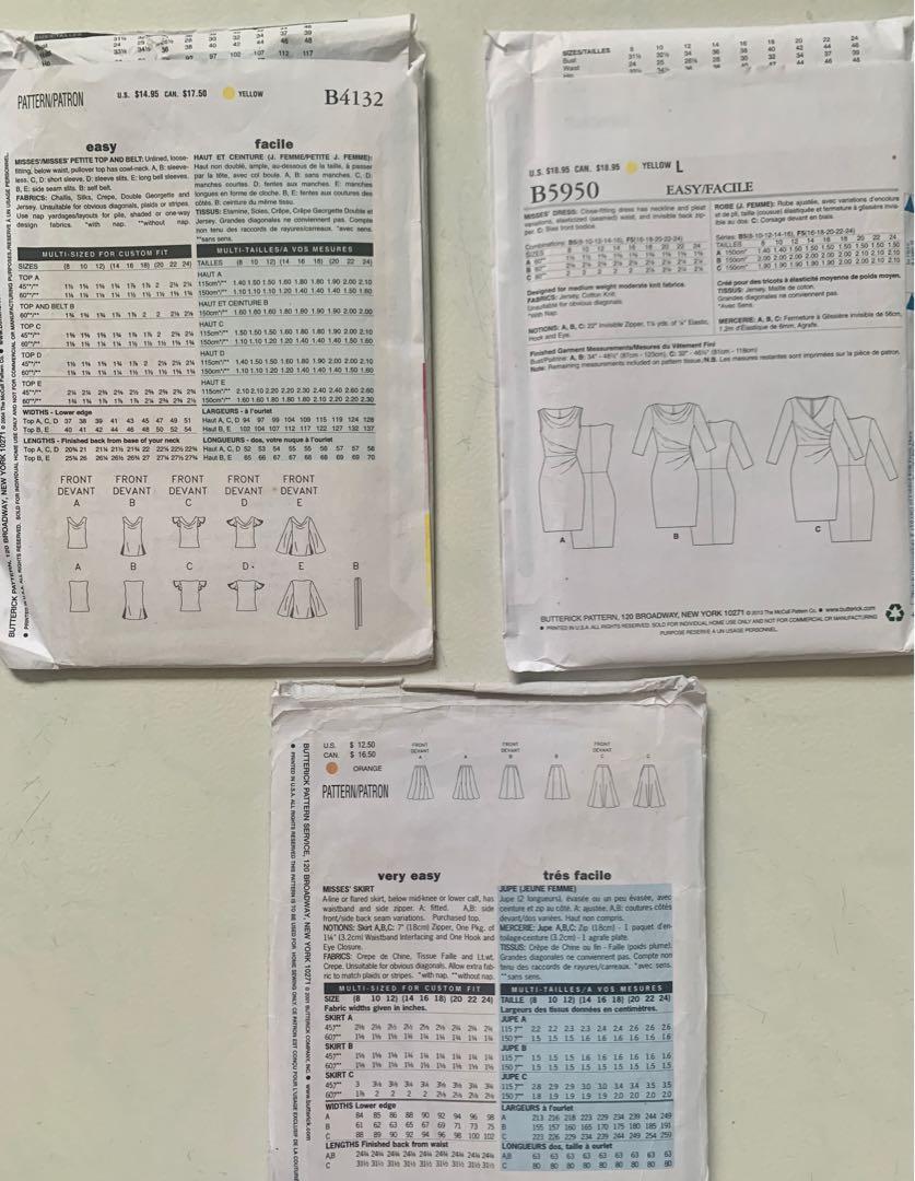 Simplicity Project Runway Sewing Patterns, Hobbies & Toys, Stationery ...