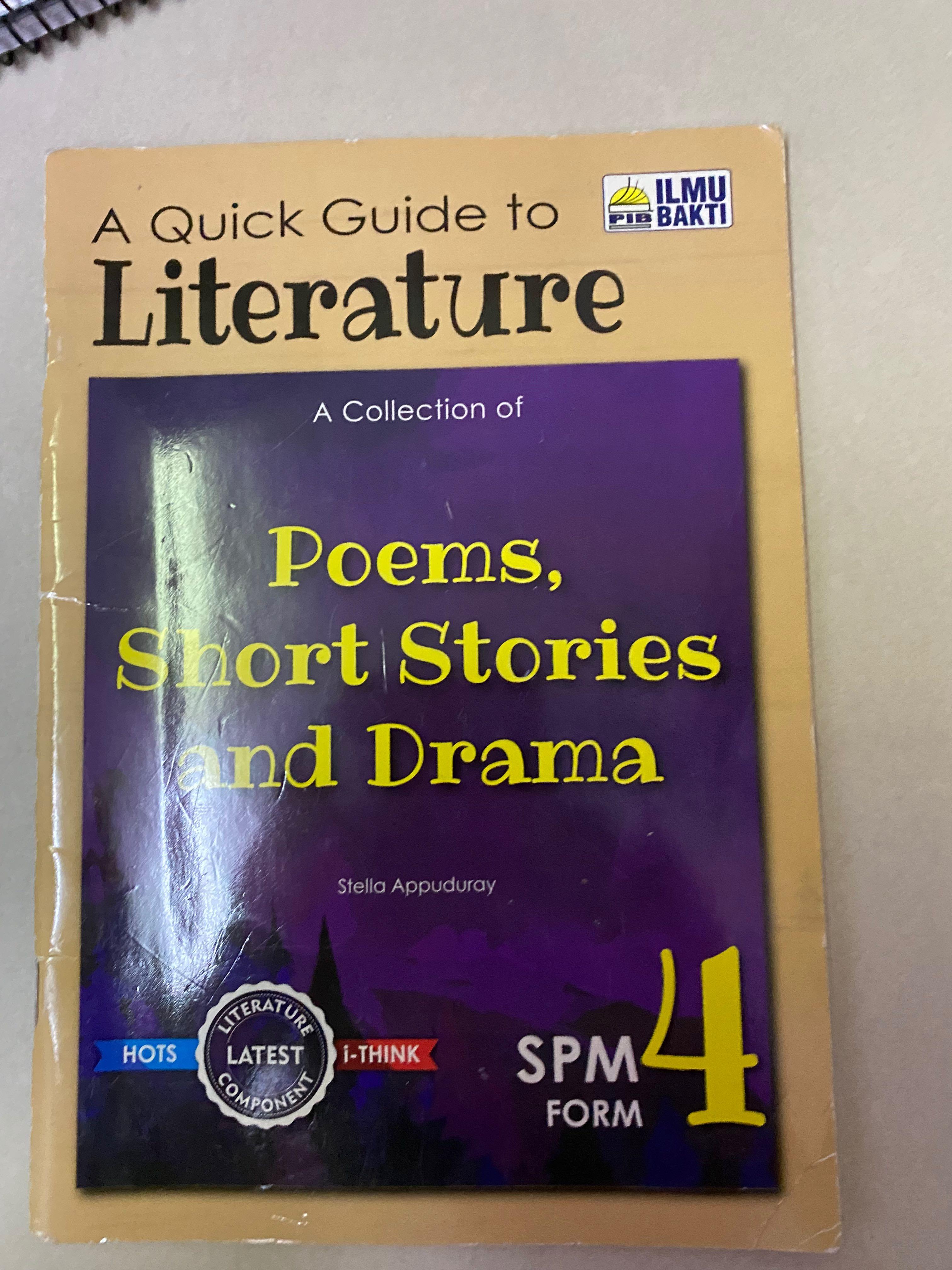 Spm poems, drama short stories, Hobbies & Toys, Books & Magazines ...
