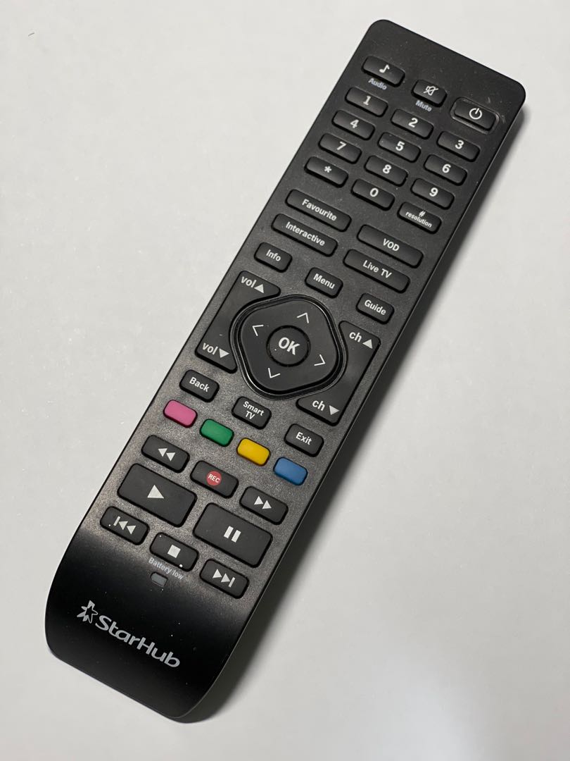 Starhub SCV Remote Controller, TV & Home Appliances, TV & Entertainment ...