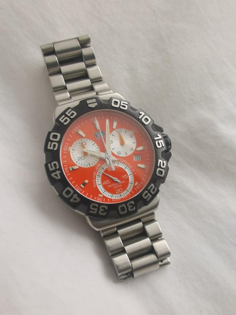 Tag Heuer Formula 1 / Orange, Luxury, Watches on Carousell