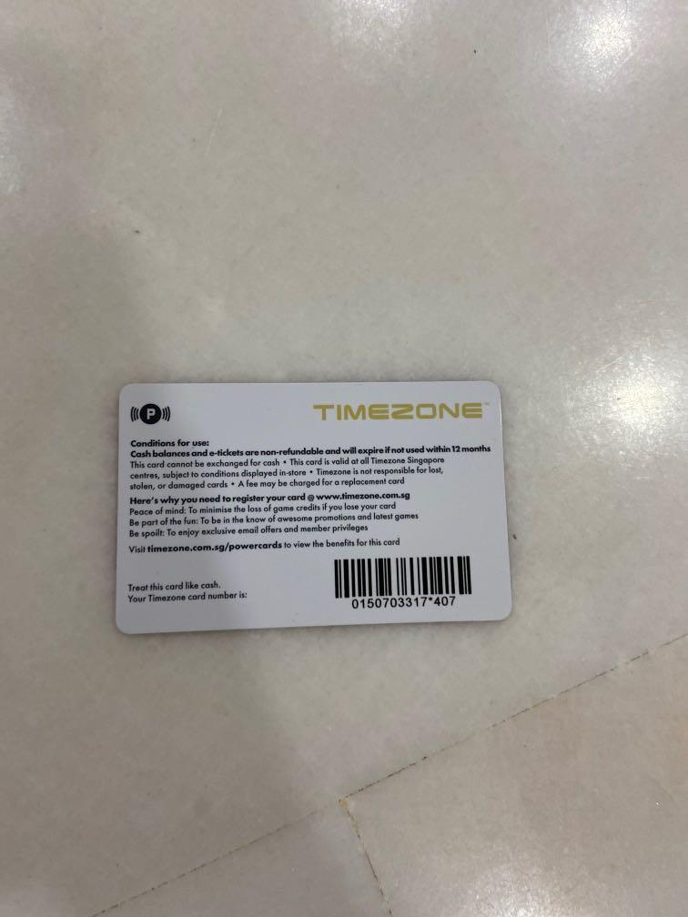 Timezone welcome card, Tickets & Vouchers, Store Credits on Carousell