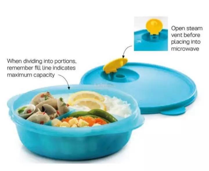 Tupperware Crystalwave Divided Dish 900ml, Furniture & Home Living ...