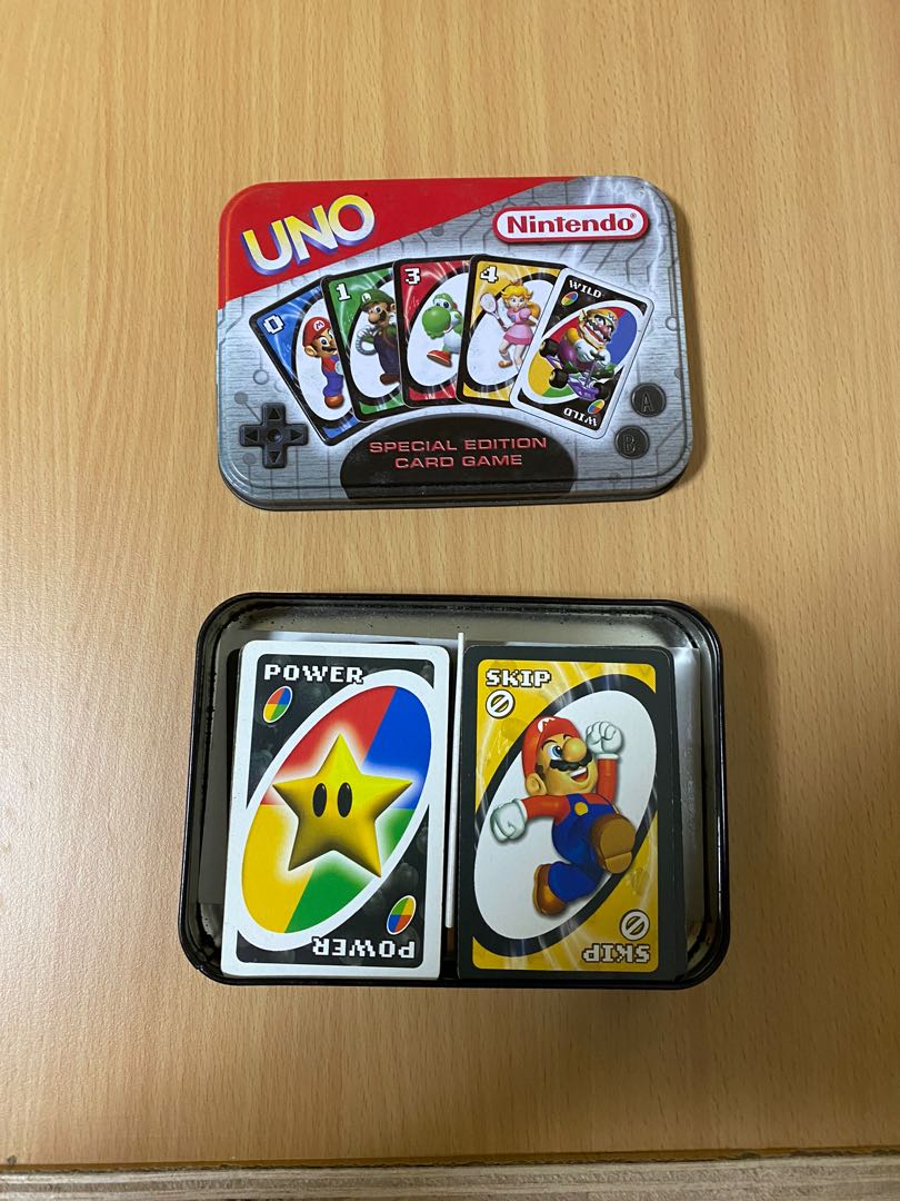 Uno card game (Mario and Classic), Hobbies & Toys, Toys & Games on ...