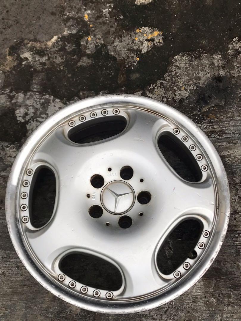 Used Mercedes 17” Rims original by KBA, Auto Accessories on Carousell