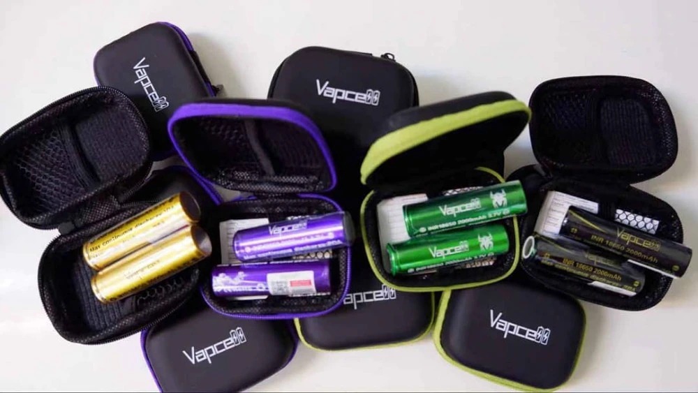 Vapcell Zipper Storage Pouch For 21700, 18650 & etc. Li-ion Battery ...