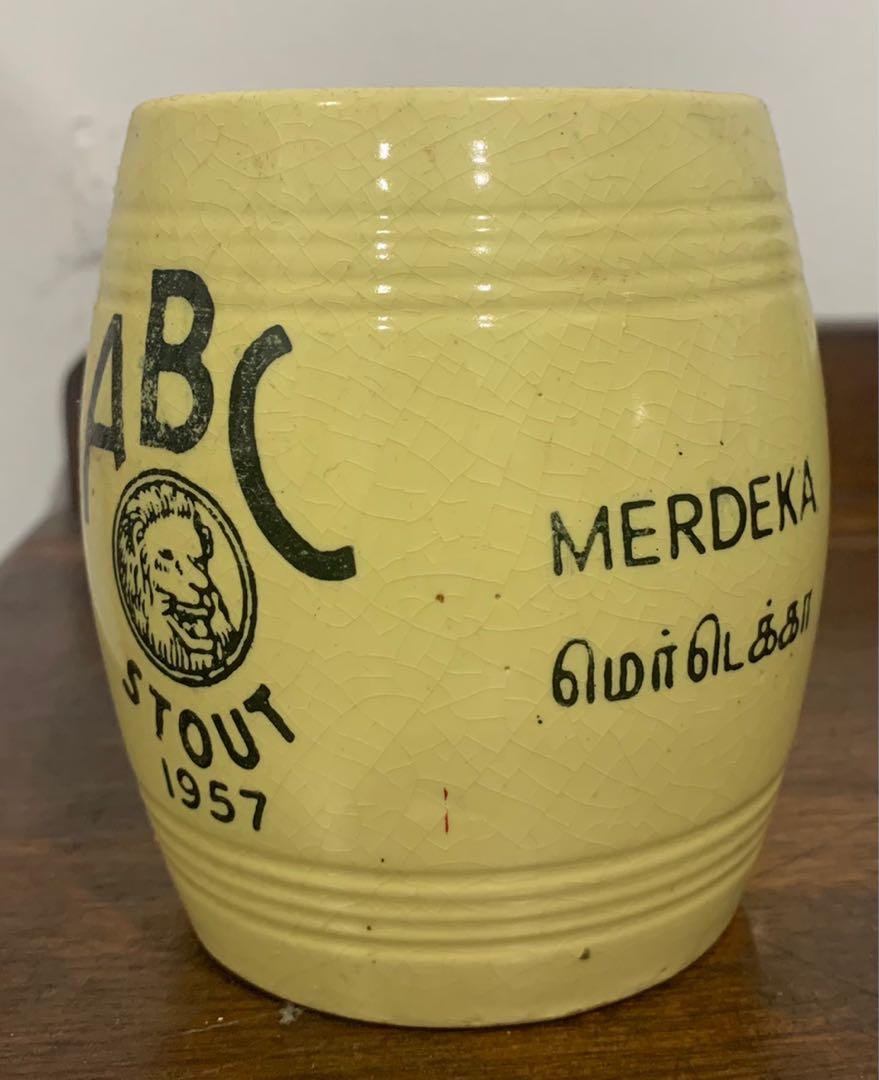 Vintage ABC Stout Merdeka Mug, Hobbies & Toys, Collectibles ...