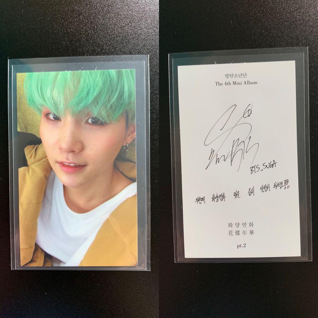WTT BTS HYYH Pt 2 Yoongi / Suga -> Jin album pc, Hobbies & Toys ...