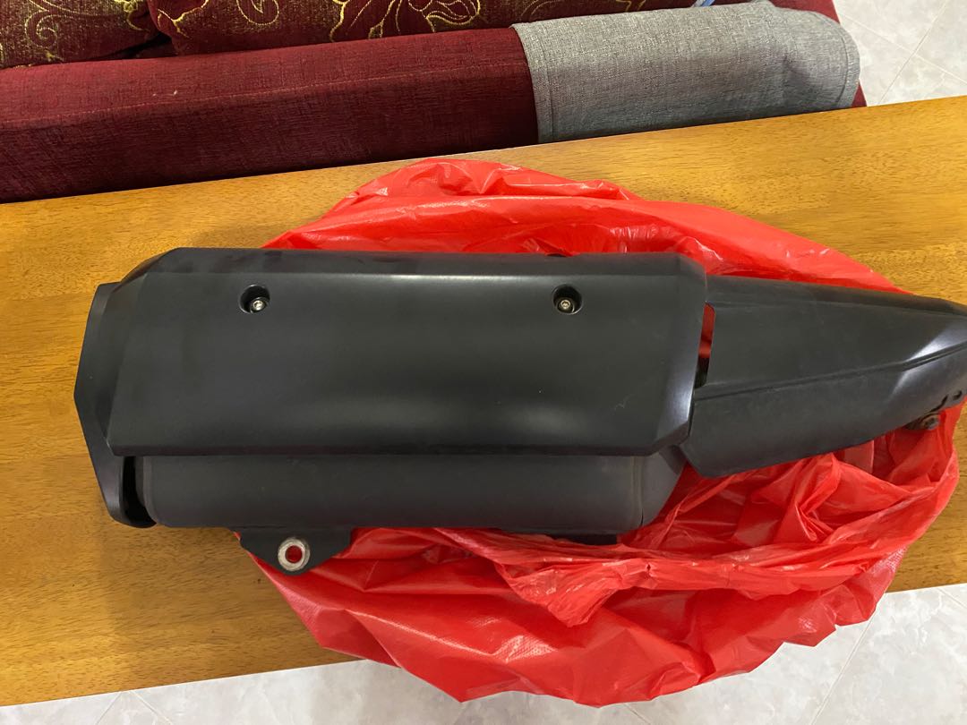 Xmax stock exhaust, Motorcycles, Motorcycle Accessories on Carousell