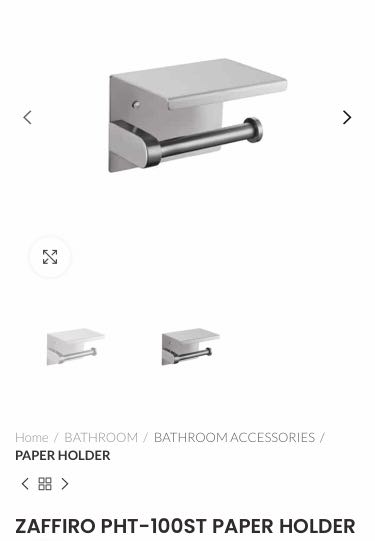 Zaffiro Item No. PHT-100ST Matt, Furniture & Home Living, Bathroom ...